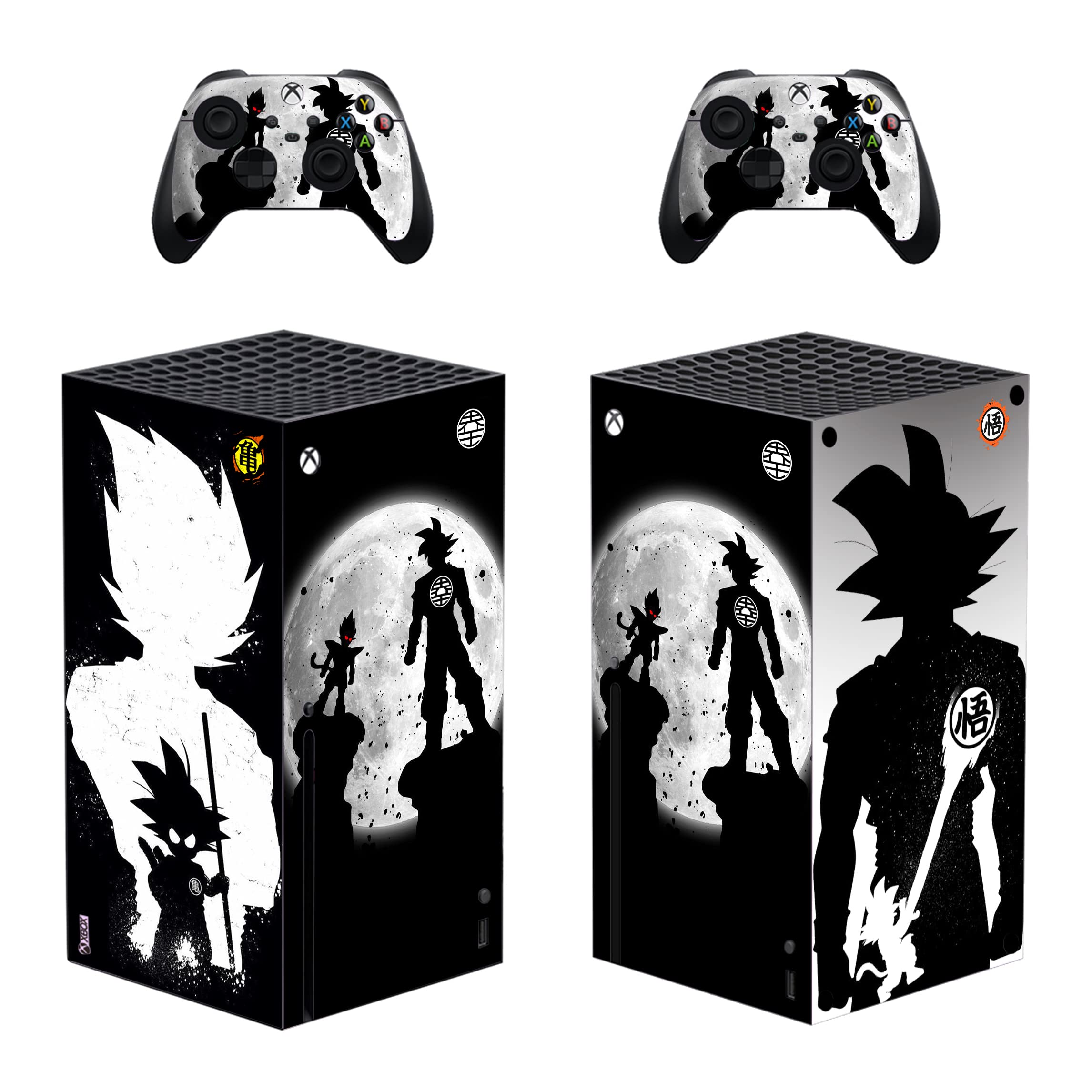 Decal Moments Xbox Series X Skin Console Xbox Series X Controllers Skin Goku Video Game Console Skins Decal Vinyl Sticker Anime DBZ