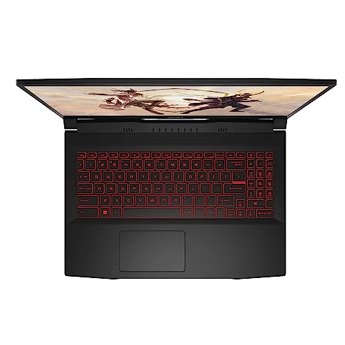 MSI Katana GF66 Gaming Laptop 15.6" FHD IPS 144Hz Thin Bezel 12th Generation Intel 14-core i7-12700H 32GB RAM 1TB SSD GeForce RTX 3060 6GB Graphics Backlit USB-C Nahimic Win11 Black + HDMI Cable