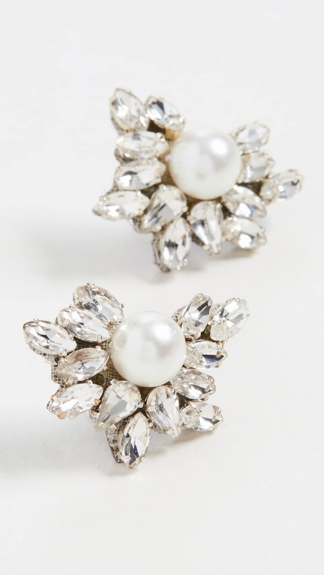 Deepa Gurnani Women's Deepa by Deepa Gurnani Sahana Earrings, Silver, One Size