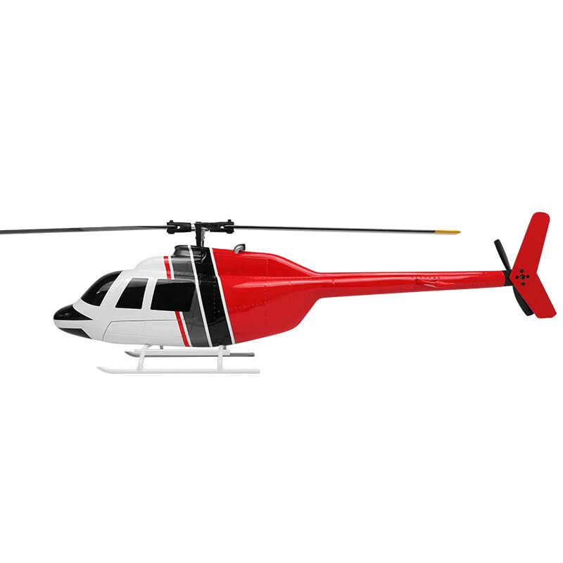 FLYWING Bell 206 V2 Class 470 6CH Brushless Motor GPS Fixed Point Altitude Hold Scale RC Helicopter PNP with H1 Flight Controller