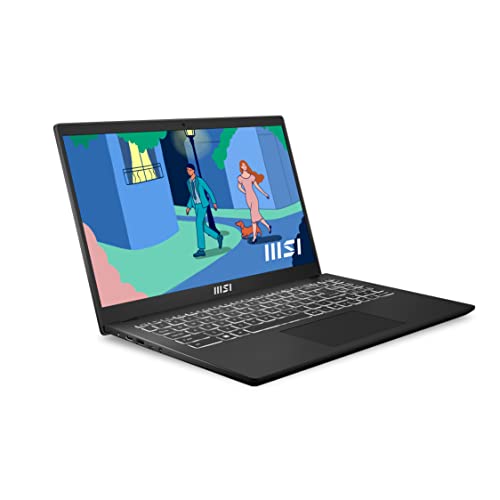 MSI Modern 15 Laptop: Ryzen 7 7730U, UMA AMD Radeon Graphics, 15.6" FHD, 16GB DDR4, 1TB NVMe SSD, 180-Degree Lay-Flat, Type C, Win 11 Pro: Classic Black B7M-223US