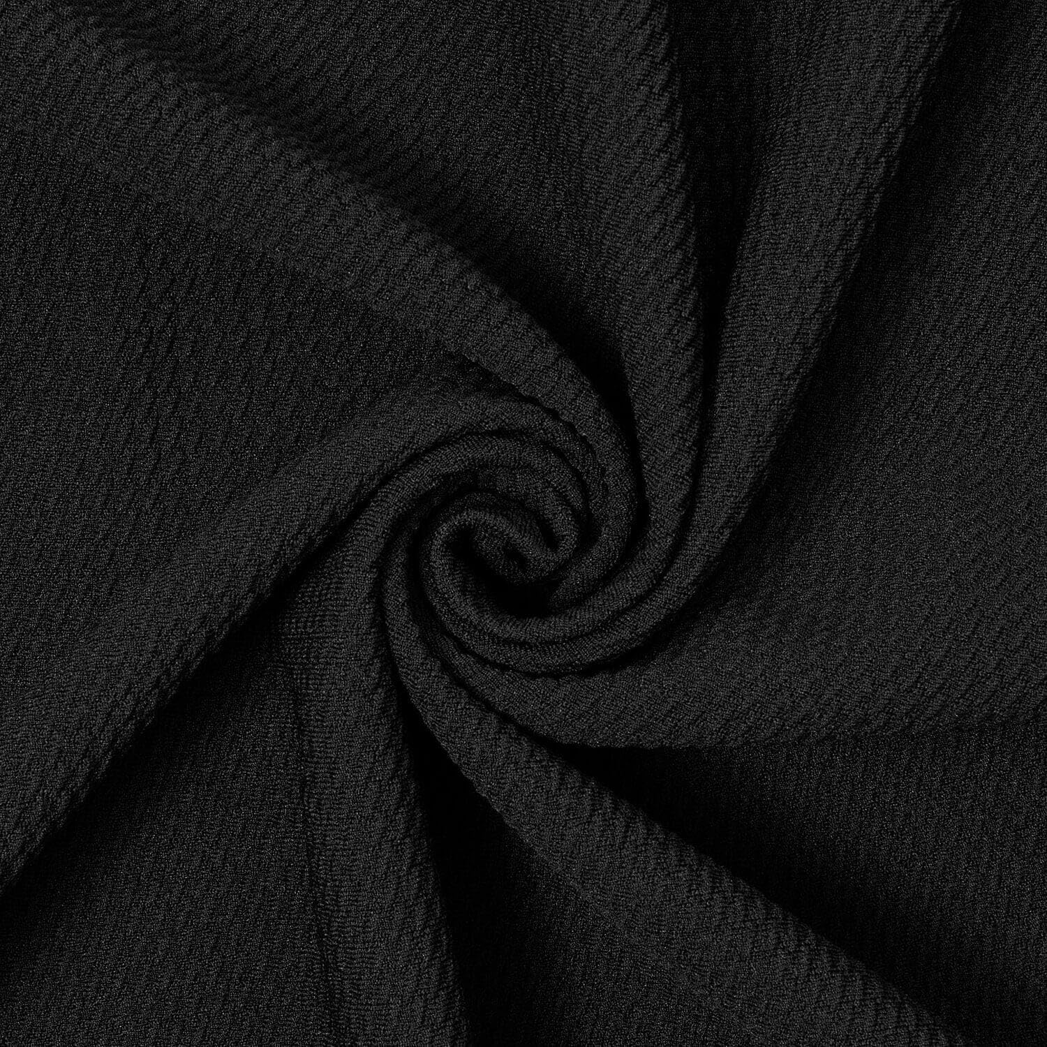 Liverpool Bullet Double Knit Polyester Spandex Stretch Moisture Wicking 59/60" Fabric by The Yard (Black)