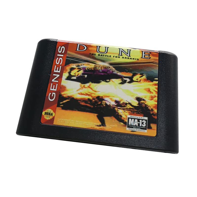Dune the Battle for Arrakis Video Game Card for S-e-g-a Megadrive Geneis Game Cartridge