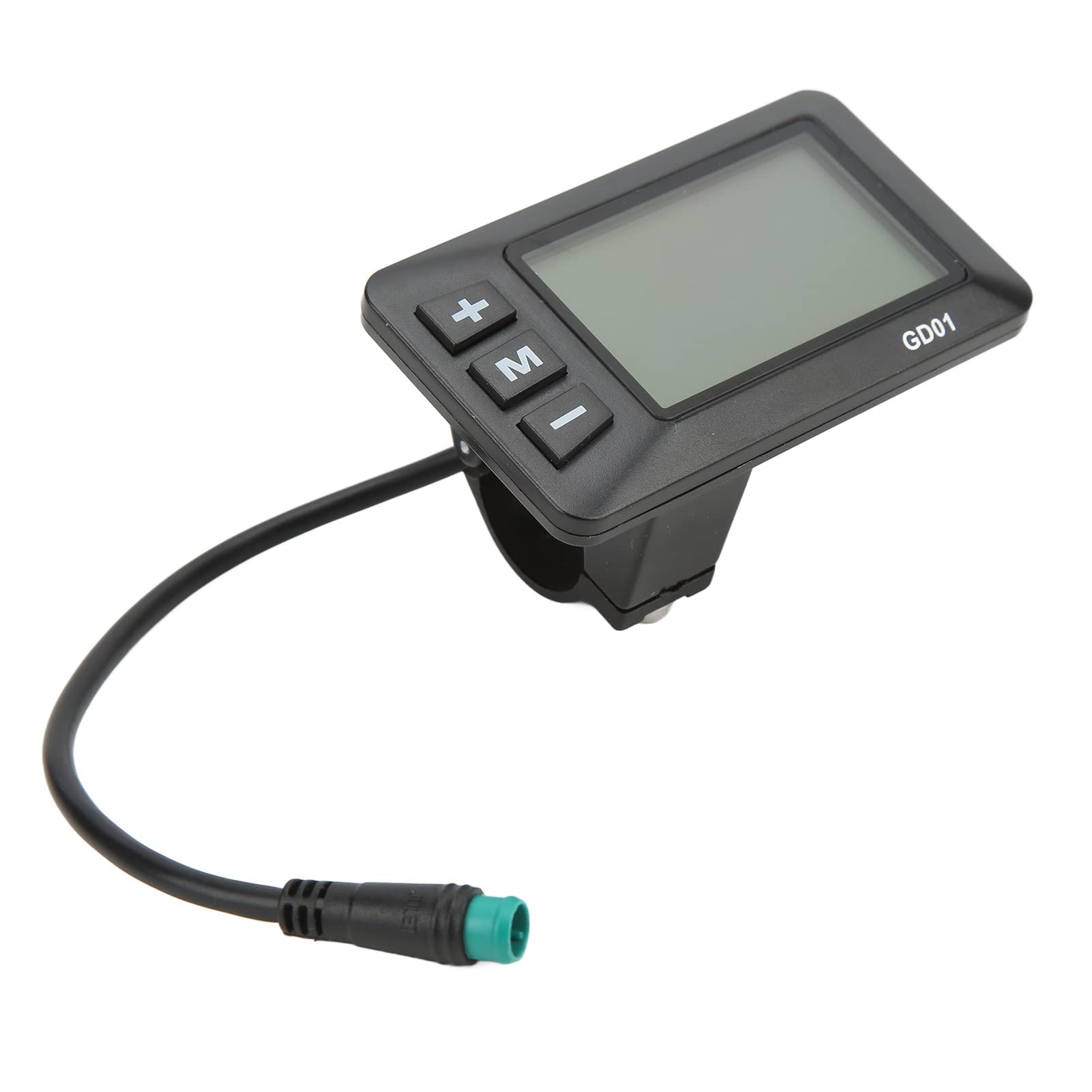 Focket Electric Bike Motor Controller, 36V 48V 5 Pin LCD GD01 Display Waterproof Interface Electric Accessories, 0.9in Diameter Handlebar, for JN Controller Electric Bike Motor