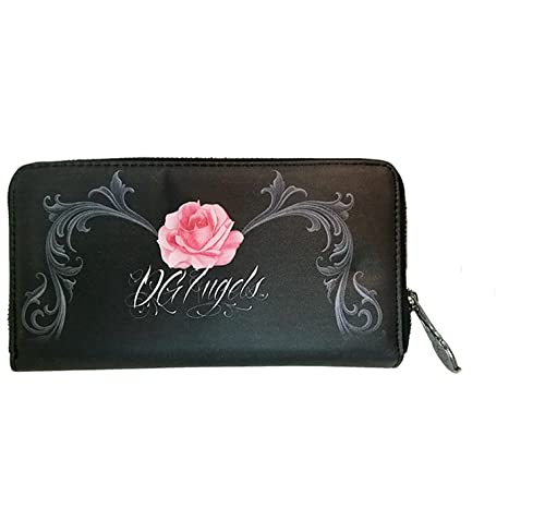 CYOIDAI DGA Angels Day of the Dead Marilyn Monroe Smile Now Cry Later Women's Clutch Zippered Wallet