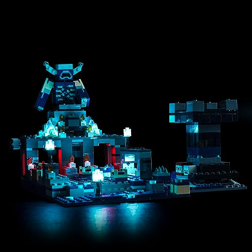 LocoLee LED Light Kit for LEGO Minecraft The Deep Dark Battle 21246, DIY Lighting Set Accessories Compatible with LEGO The Deep Dark Battle for Fans, Creative Decor Lego Light (Lights Only, No Models)
