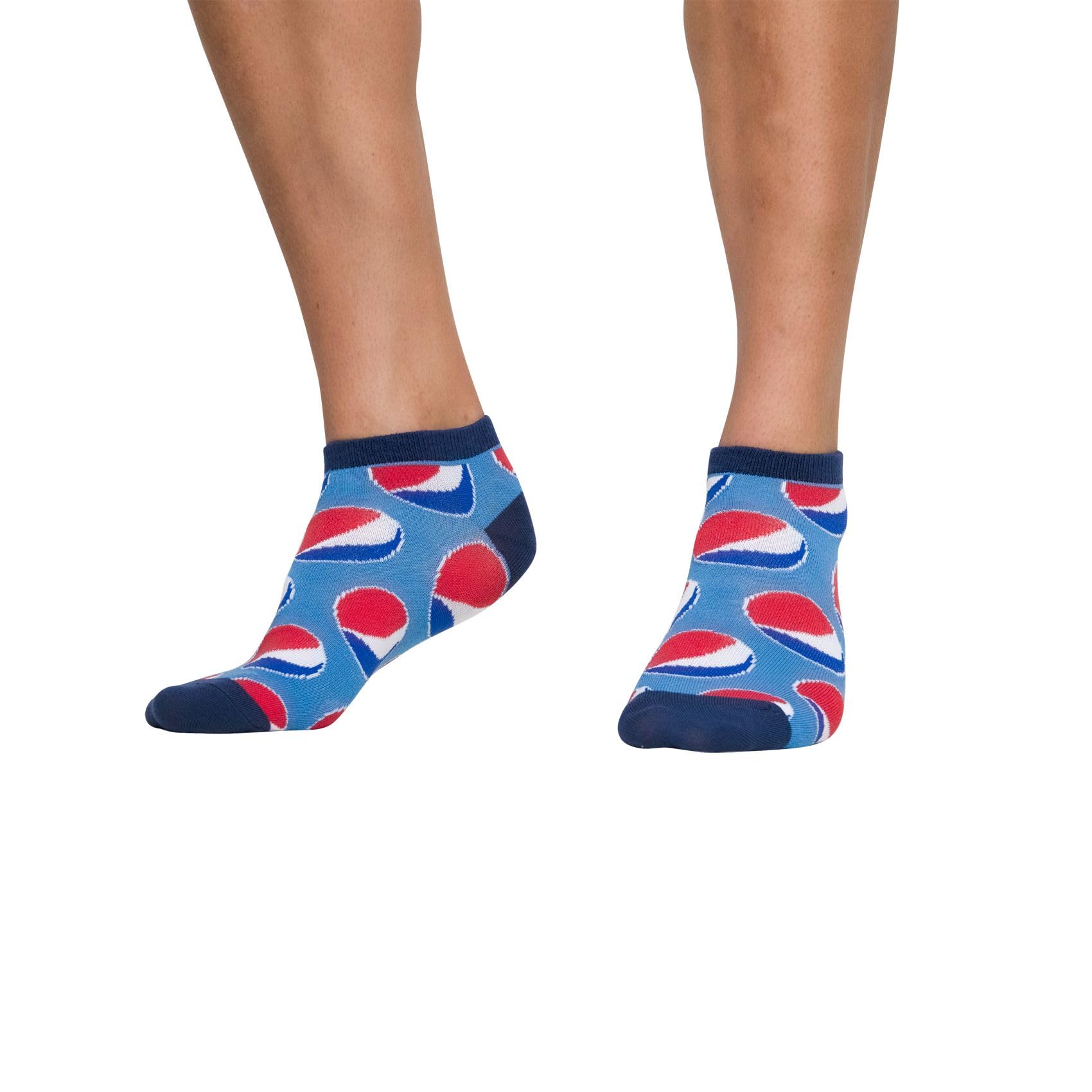 CRAZYBOXER Crazyuniverse Men's Novelty Socks Pepsi Men's Fun Dress Socks Crazy Funny Casual Low Cut Socks for Men