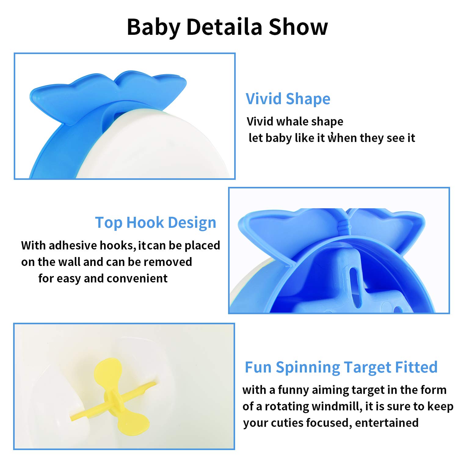 Cute Cow Urinal Potty Training for Boys with Funny Aiming Target/Portable Toilet Training, Potty Urinal Pee Trainer Urine (White)