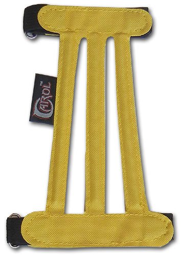 Carol Target Archery Fabric ARM Guard (18cm Long x 7cm Wide) FAG213YELLOW