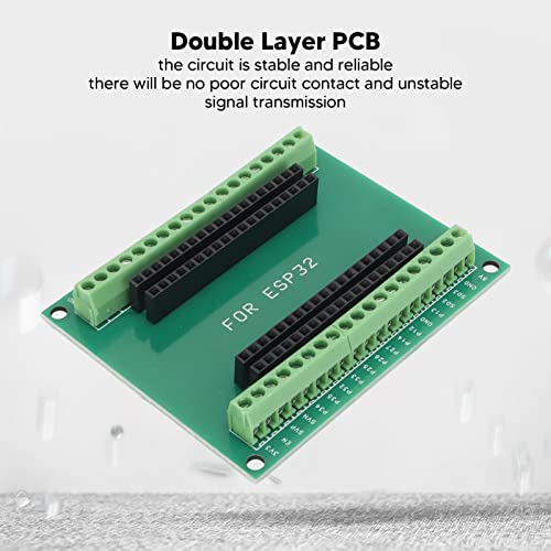 ESP32 Development Board, Stable 2 in 1 2 Types Connections Wireless WiFi Bluetooth 38 Pin Microcontroller Development Board for Smart Home