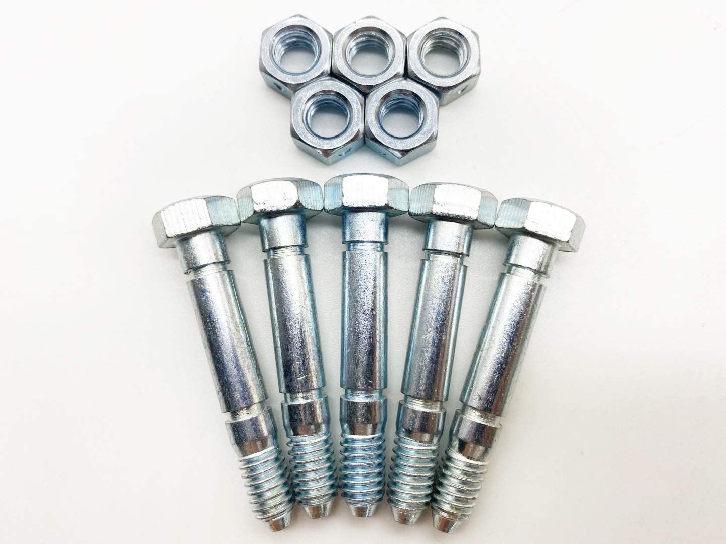 Huarntwo 5 Pack Shear PINS & Bolts for Ariens 53200500 03204300 Snowthrower