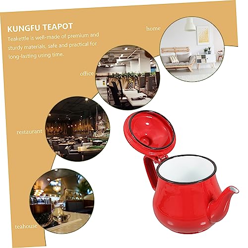 Hoement Enamel Kettle stovetop enamel teakettle whistling tea kettles whistle boiling kettle grease jug stove top water kettle enameled teakettle china teapot Turkey induction cooker