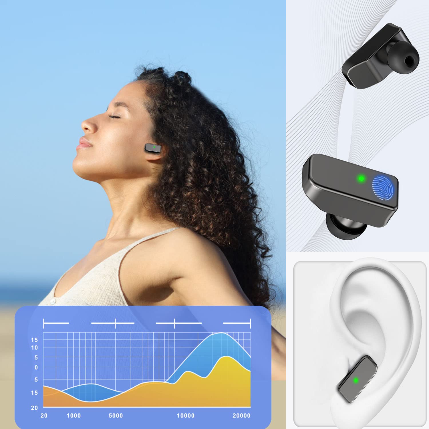 Hold Young Smart Watch with Earbuds 2 in 1 Bluetooth Smart Watch for Android iPhone TWS Smartwatch with Heart Rate Blood Pressure Phone Call for Men Women