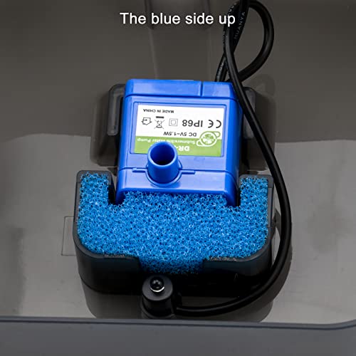 Wonder Creature Cat Water Filter, Cat Fountain Filter Replacement, 8 Round Carbon Filters and 4 Upgraded Sponge Foam Filter for Round Stainless Steel Top Cat Fountain