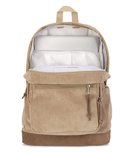 JanSport Right Pack Expressions Backpack - Travel, Work, or Laptop Bookbag - Curry Corduroy
