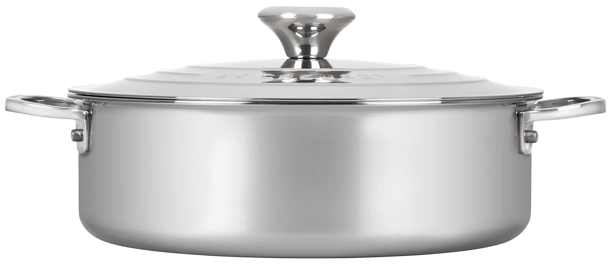 Le Creuset Tri-Ply Stainless Steel Rondeau Pan, 4.5 Quart