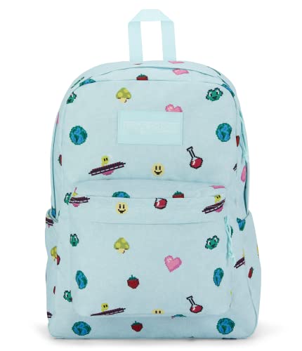 JanSport SuperBreak Backpack - Durable, Lightweight Premium Backpack - Pixel Party