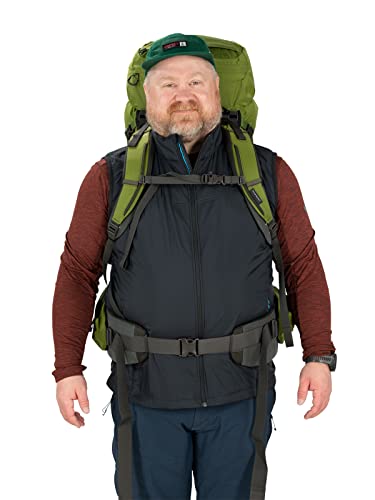 Osprey Aether 65L Men's Backpacking Backpack, Black, L/XL, Extended Fit