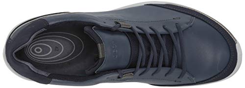 ECCO Men's Biom Hybrid Hydromax Water-Resistant Golf Shoe, Ombre/Buffed Silver/Night Sky, 11-11.5