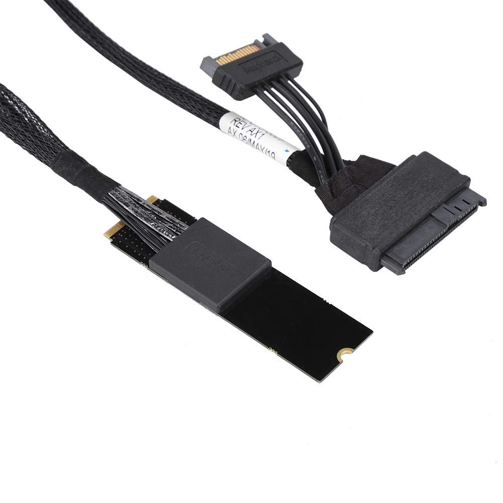 Connecting Cable to NVMe SSD Drives U.2 to M.2 Cable SF-8639 Connecting Cable for 750 P4610 983, 2.5 Inch NVMe U.2 Solid State Drive SF8639 Interface to M.2 line