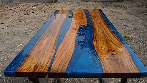 Epoxy Table, Live Edge Wooden Table, Epoxy Resin River Table, Natural Wood,Dining table, Natural Epoxy Table, Resin Table