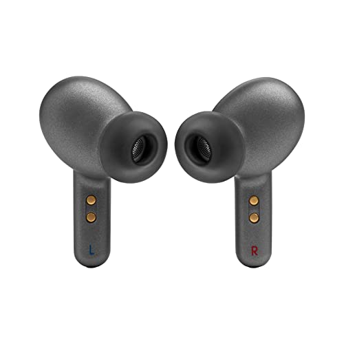JBL Live Pro TWS 2: 40 Hours of Playtime, True Adaptive Noise Cancelling, Smart Ambient, and Beamforming mics (Black), Small