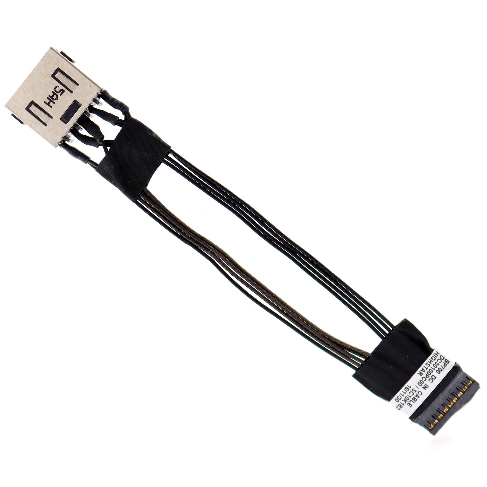 Deal4GO DC Power Jack Harness Cable Replacement for Lenovo ThinkPad P70 P71 20ER 20ES TP00074A DC30100PC00 SC10K18282 00NY385 00NY386