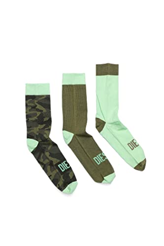 Diesel SKM-RAY-THREEPACK Socks Man GreenL (US 9½-12)
