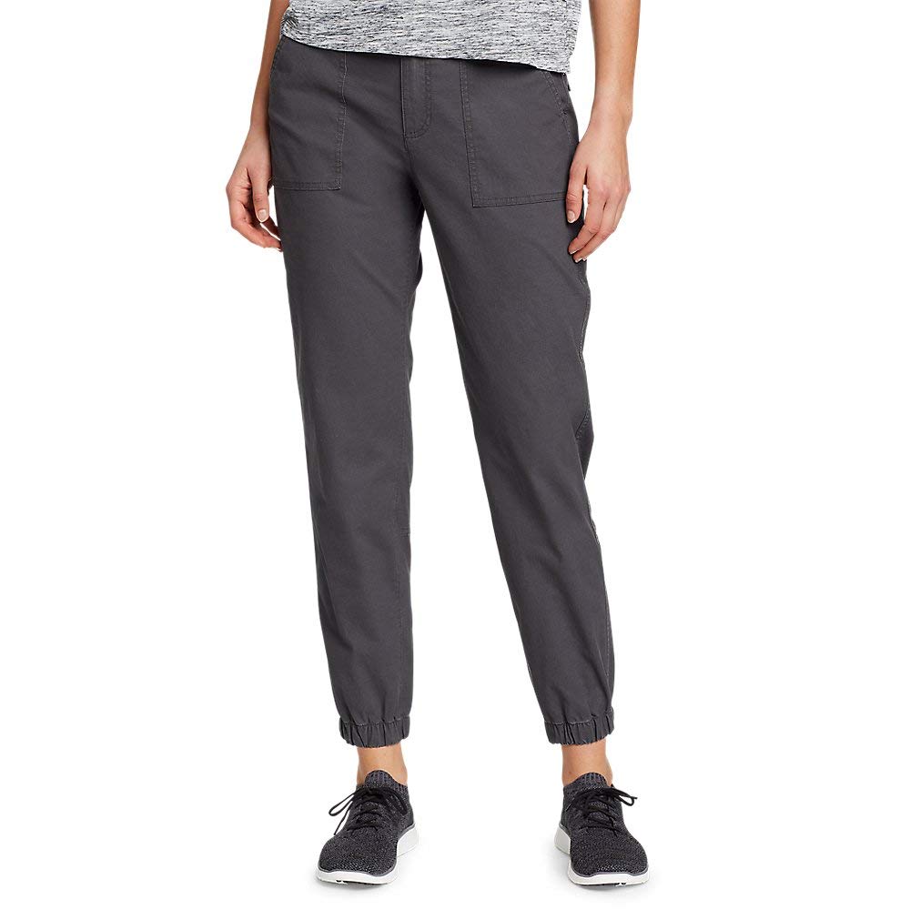Eddie Bauer Women's Adventurer Stretch Ripstop Jogger Pants, Chambray Blue, 12