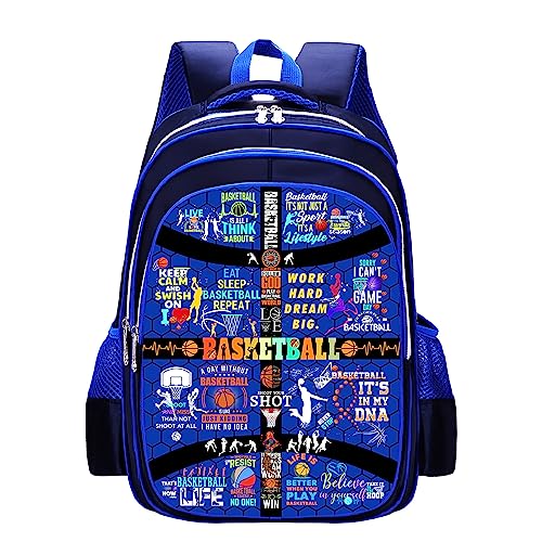 JDEIFKF Basketball Backpack Laptop Backpack For Men Women, Basketball Backpacks Shoulder Bag For Travel Hiking Camping Daypack