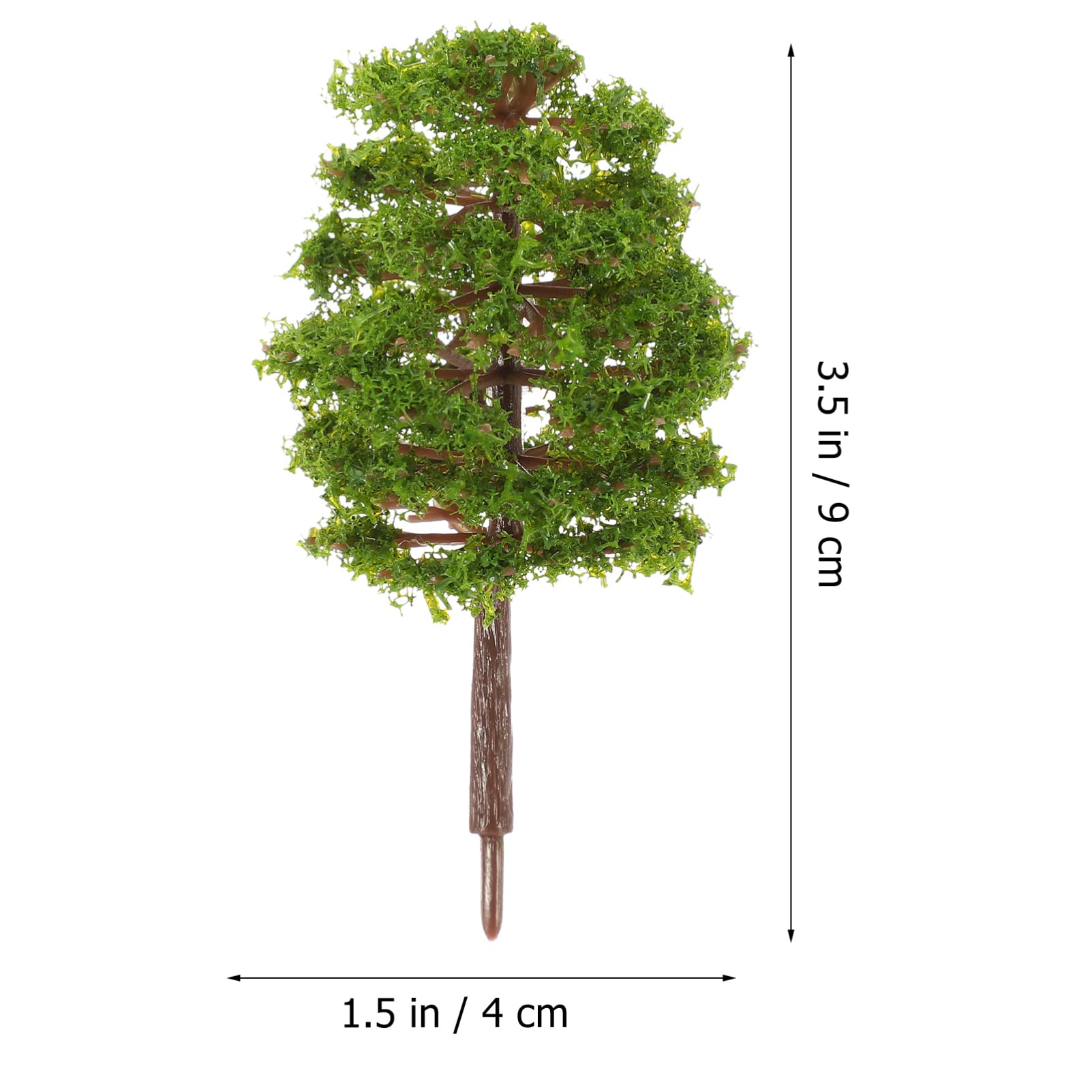DOITOOL 20pcs Mini Animal Figurines Artificial Plants Diorama Models Miniature Landscape Trees Tree Cake Decorations Diorama Supplies Diorama Trees N Scale Trees Christmas Accessories Gt