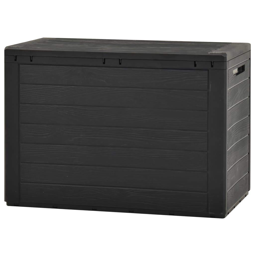 homiuse Storage Boxes Deck Boxes 38.7"x17.3"x21.7" Anthracite Outdoor Waterproof Storage Cabinet Tool Box Outdoor Storage Chest Storage For Garden Patio Backyard Outside