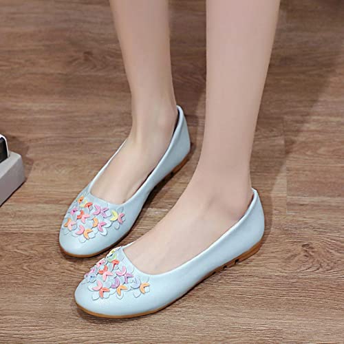 Fashion Spring and Summer Women Casual Shoes Low Heel Soft Sole Comfortable Flower Flat Lightweight High Heel Sneaker