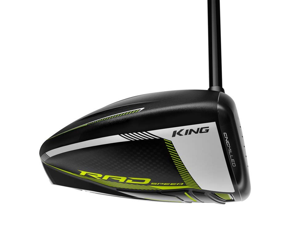 Cobra Golf 2021 Radspeed Driver Matte Black-Turbo Yellow (Men's Right Hand, Project X Hzrdrus RDX Blue, Stiff Flex, 9)