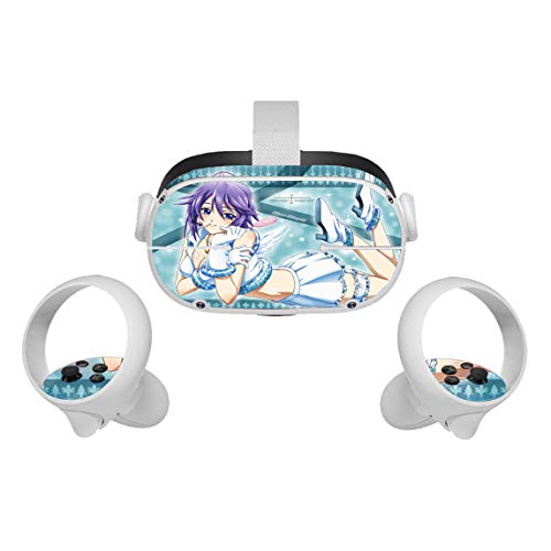 DuyThaibroshop Rosario Vampire Series Anime Oculus Quest 2 Skin VR 2 Skins Headsets and Controllers Sticker Protective Decal Accessories (only fit with Oculus Quest 2)