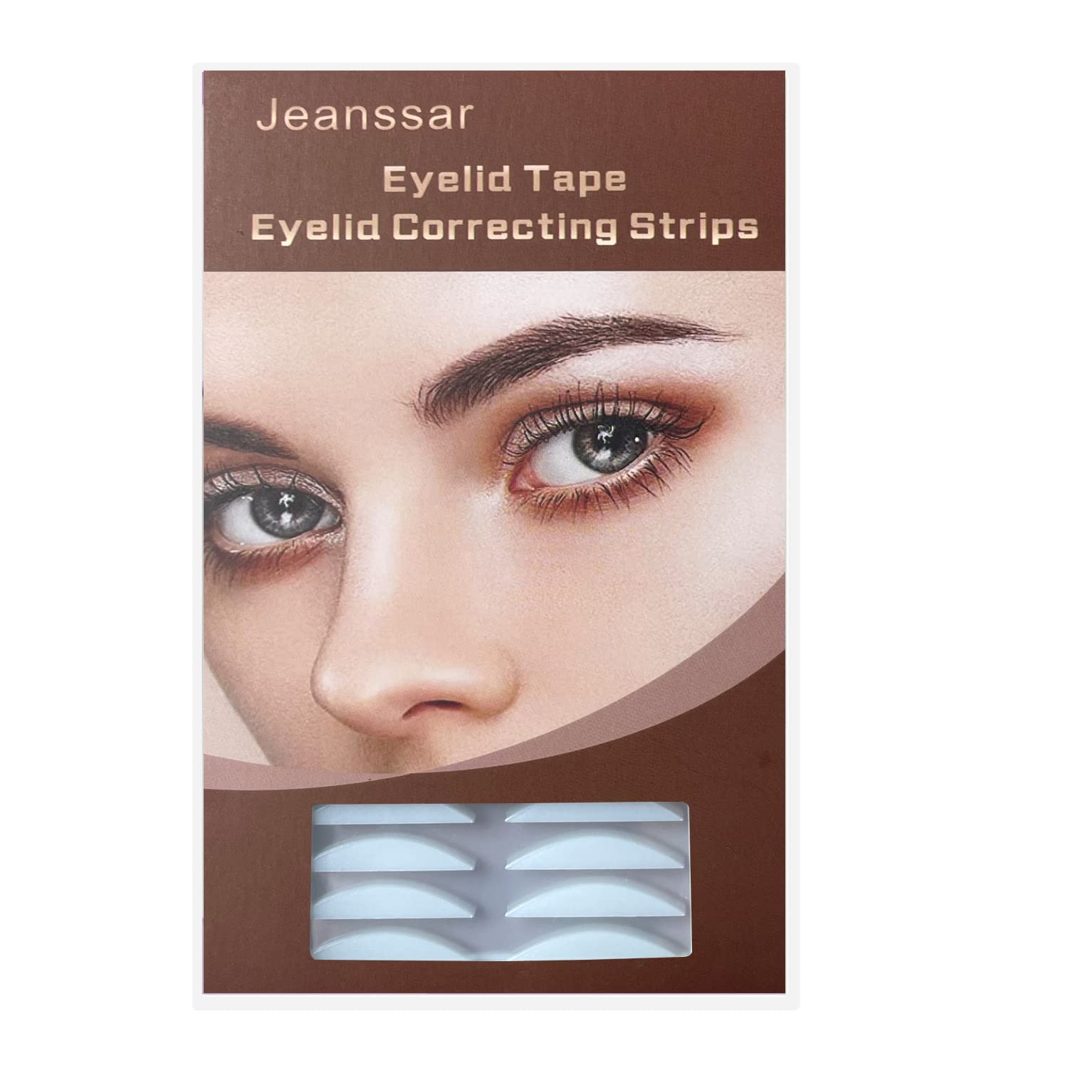 Eyelid Lift Strips, 4MM Double Eyelid Tapes Sticker for Heavy Hooded, Droopy Lids for Dramatic Lift - Instant Eye Lift Without Surgery, 320 Count Eyelid Correction Stripers