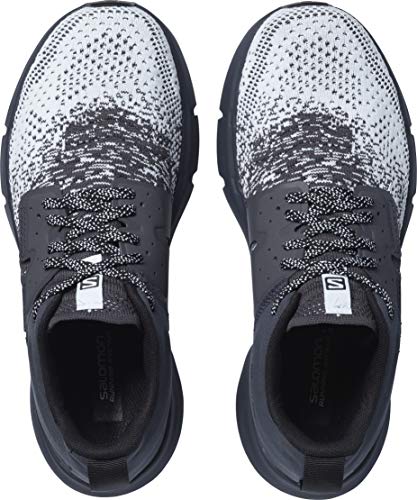 Salomon Predict SOC Running Shoes for Women, White/Ebony/Black, 11.5