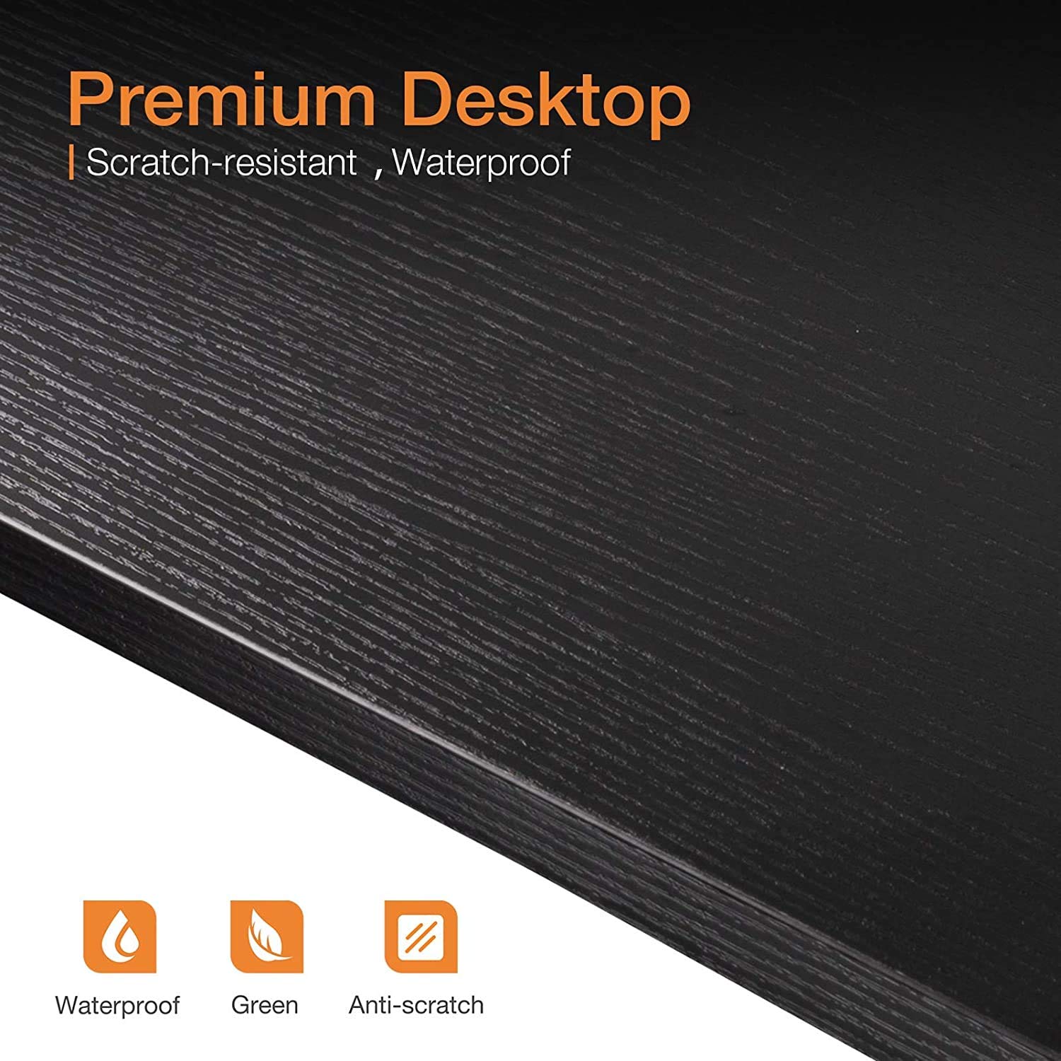 Computer Desk 47" - Study Writing Table for Home Office, Modern Simple Style PC Desk - Notebook Study Writing Table for Home Office Workstation