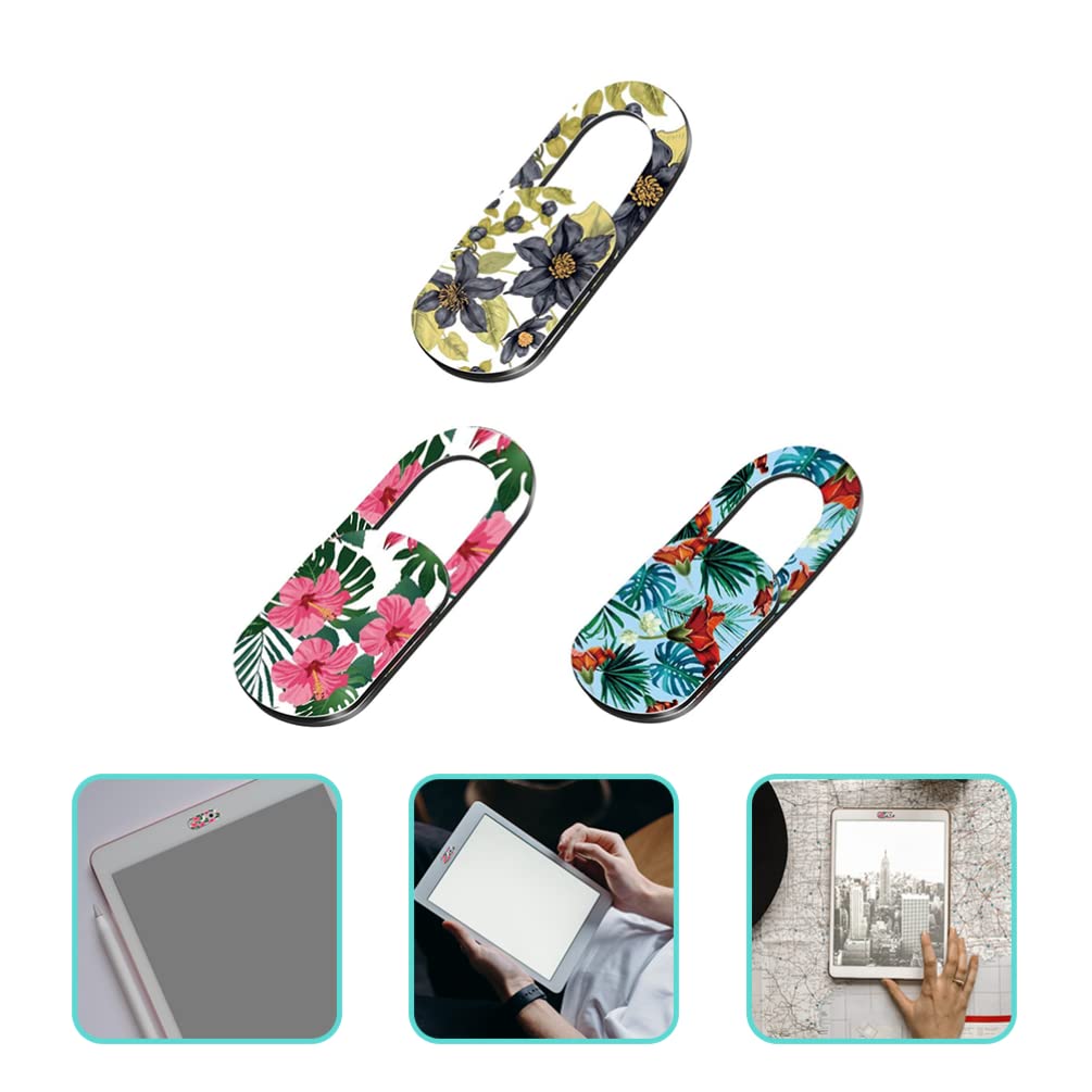 SOLUSTRE 3Pcs Camera Cover Laptop Camera Blocker Laptop Camera Shutter Phone Camera Tablet Computer Privacy Webcam Cover Computer Tablet Webcam Slider Camera Slide Blocker Intelligent Lens