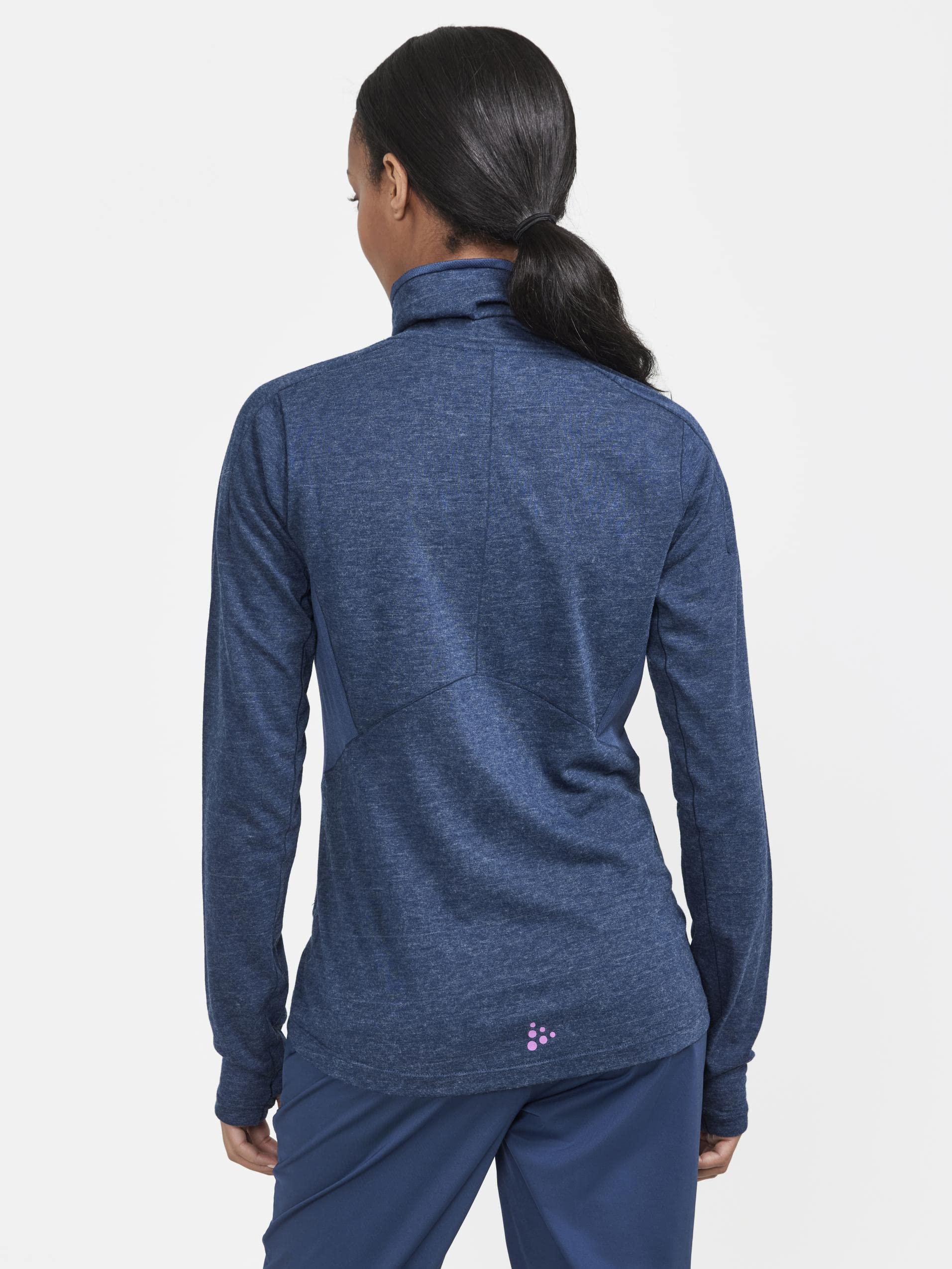 Craft Sportswear Women's ADV Subz Wool LS Tee 2, Tide, Medium