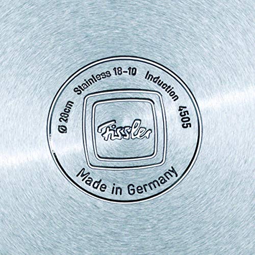 Fissler Bonn 9-Piece Stainless Steel Cookware-Set with Glass Lids Stainless-Steel - Induction
