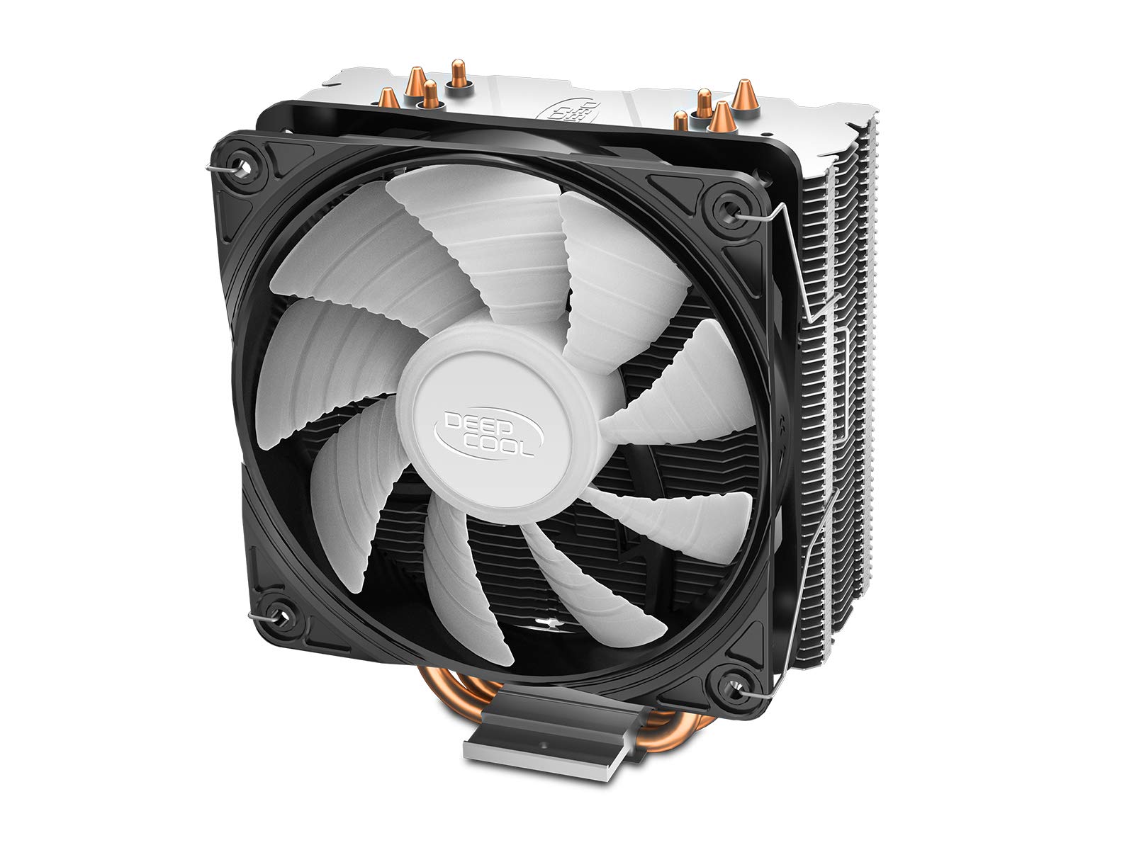 DEEP Cool GAMMAXX400V2 Red CPU Air Cooler with 4 Heatpipes, 120mm PWM Fan and Red LED for Intel/AMD CPUs (AM4 Compatible) (DP-MCH4-GMX400V2-RD)