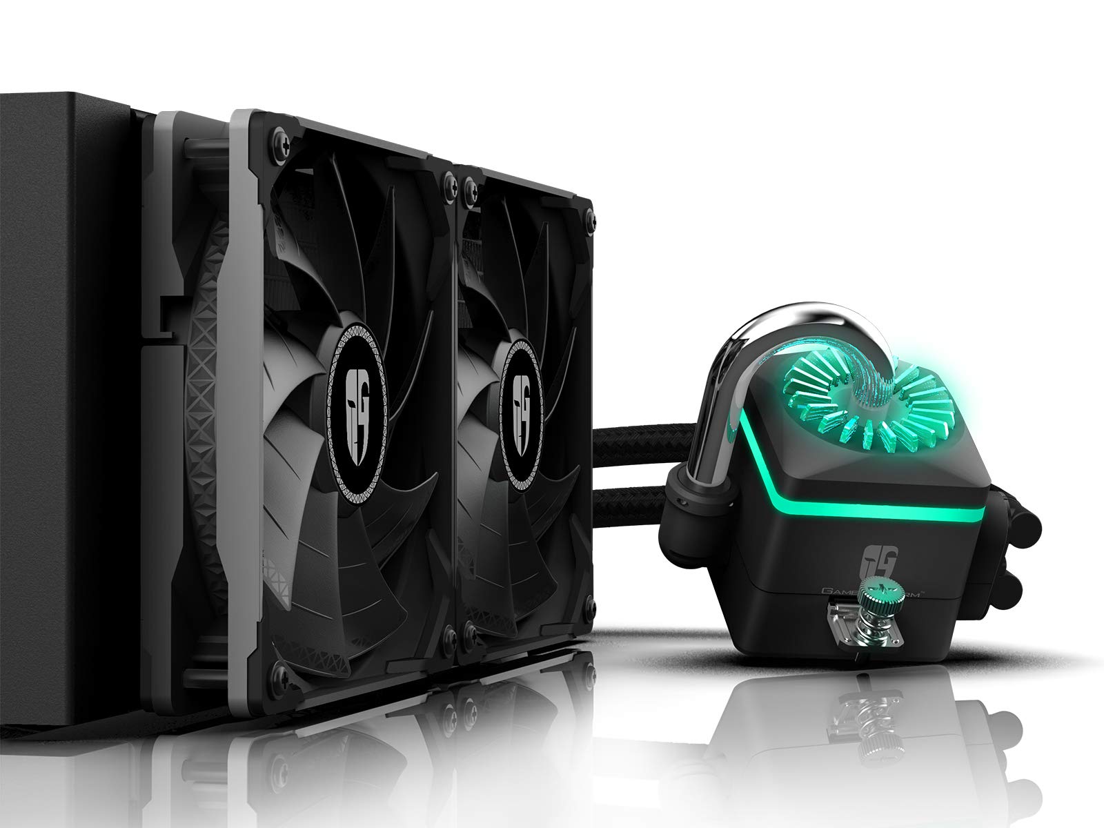 DEEPCOOL Captain 240X RGB AIO CPU Liquid Cooler, Anti-Leak Tech Inside, Stainless Steel U-Shape Pipe, Cable Controller and Motherboard with 12V 4-pin RGB Header Control, 3-Year Warranty