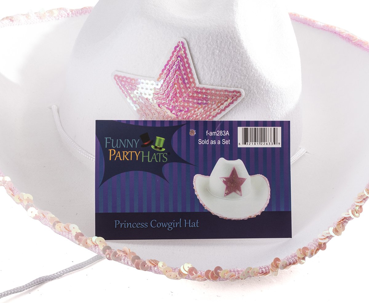 Funny Party Hats Cowgirl Hat - Princess Cowboy Hats for Women