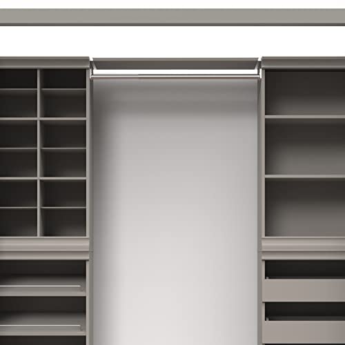 ClosetMaid Modular Storage Shelf and Hang Rod Kit, Taupe