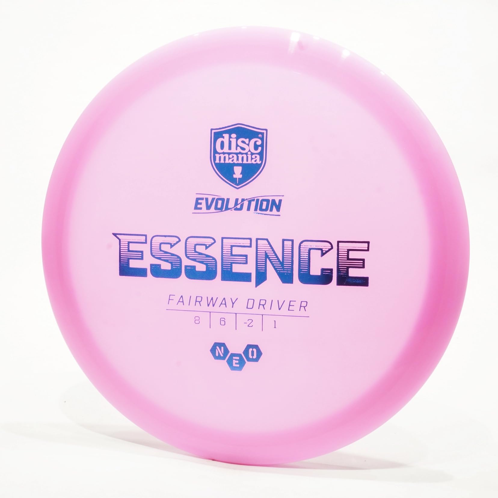 Discmania Evolution Essence (NEO) Fairway Driver Golf Disc, Pick Weight/Color [Stamp & Exact Color May Vary] Pink 167-169 Grams