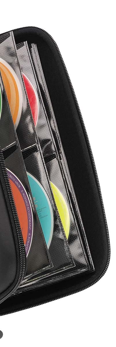 Case Logic CDE-48 48 Capacity Heavy Duty CD Wallet, Black