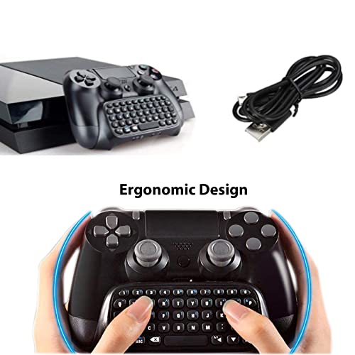 Digital Mini Bluetooth Keyboard for PS4 w/Cable Built in Speaker Dual Shock Controller