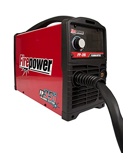 FIREPOWER 1445-1935 35i Portable Plasma Cutter for Steel, Stainless Steel, Brass, Aluminum, 2.8" Color LCD Panel, Torch Trigger 2T/4T Function, Grate/Plate Cutting, 5/8" Max Cut, 35 Amps, 208/230 VAC