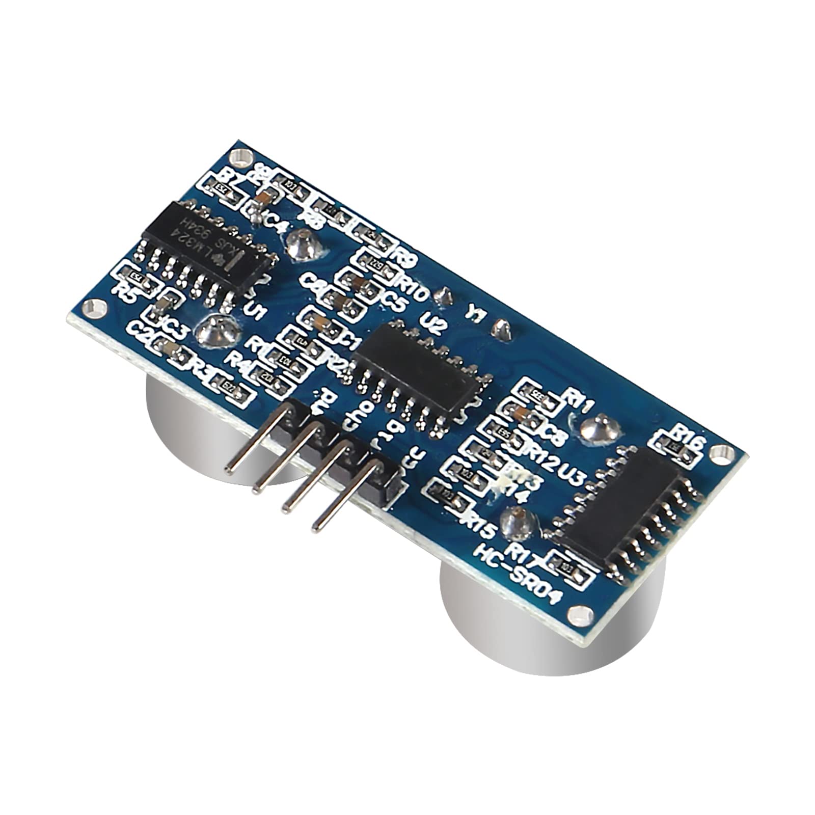 Diitao 6PCS HC-SR04 Ultrasonic Sensor Module Distance Sensor with 3PCS Mounting Bracket for Arduino R3 MEGA Mega2560 Duemilanove for Nano Robot XBee ZigBee